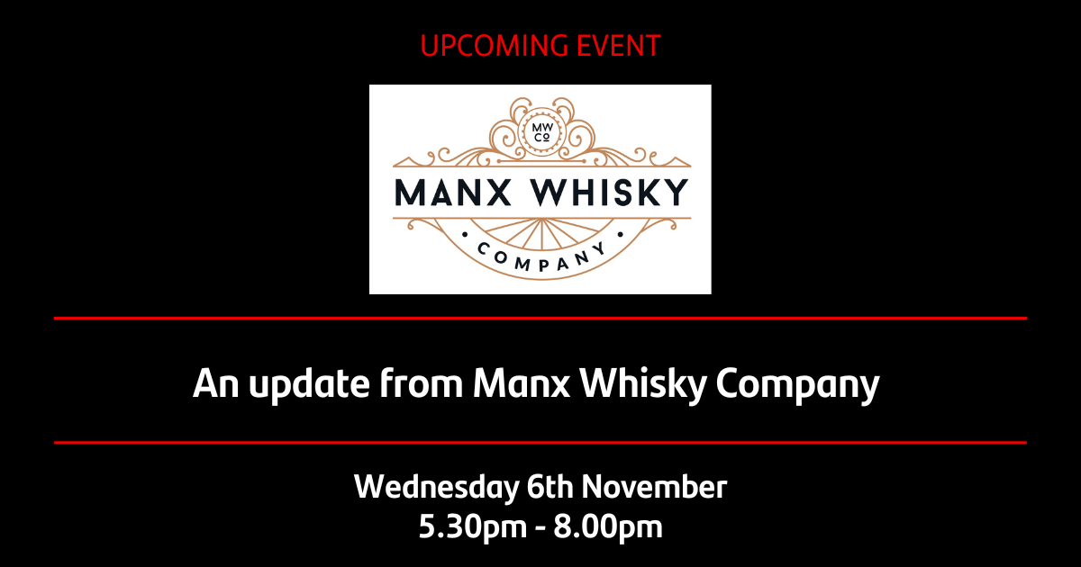 Manx Whiskey Company event | Santander Work Café, Isle of Man